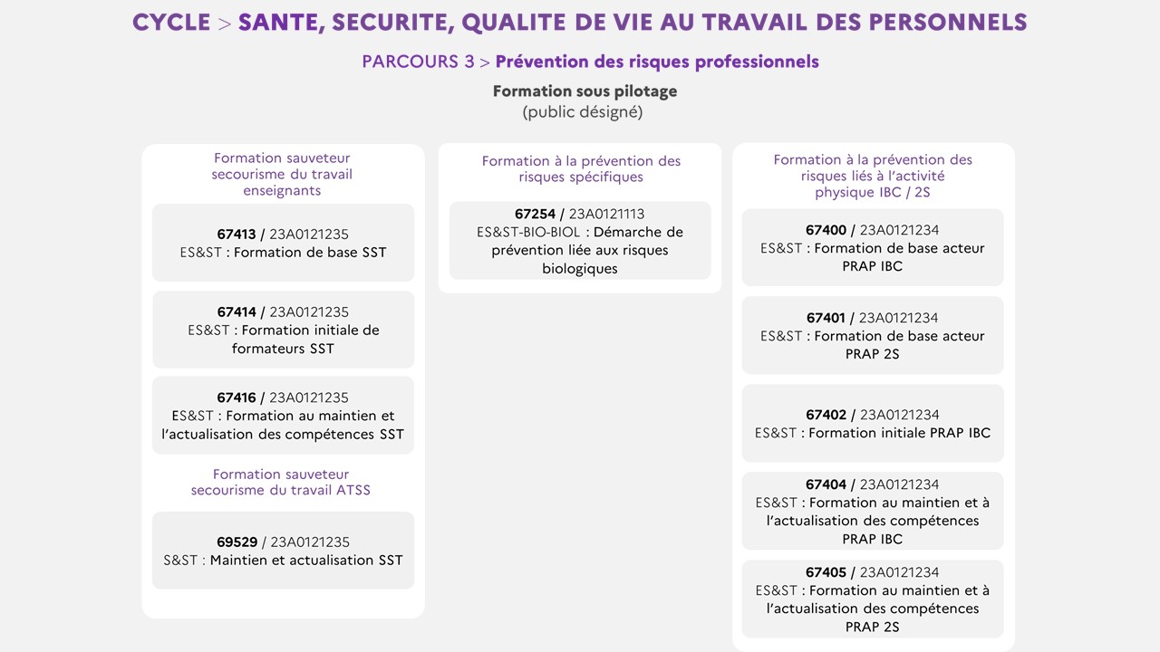 Cycle Santé, sécurité, qualité de vie au travail des personnels | Académie de Nancy-Metz ...